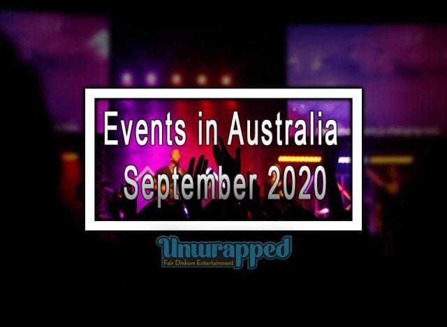 Events in Australia September 2020