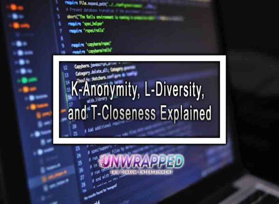 K-Anonymity, L-Diversity, and T-Closeness Explained