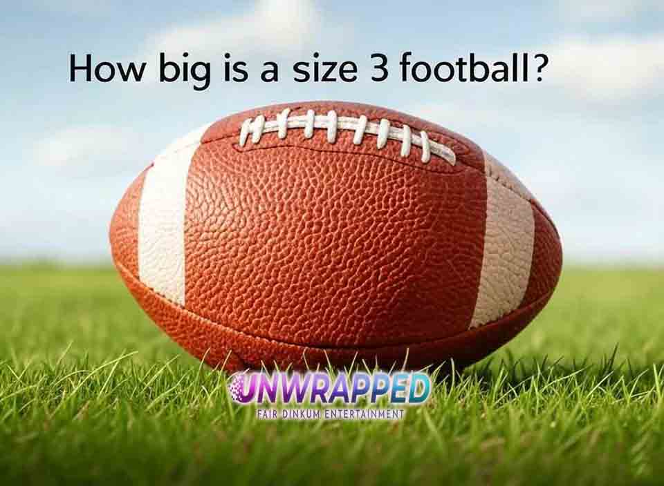 How big is a size 3 football?