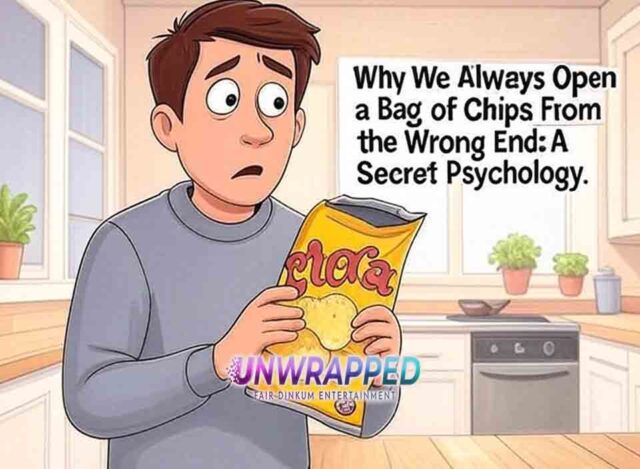 Why We Always Open a Bag of Chips From the Wrong End: A Secret Psychology