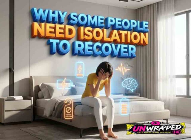 Why Some People Need Isolation to Recover