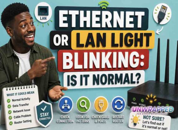Ethernet or LAN Light Blinking: Is It Normal?