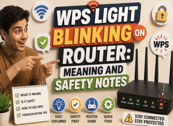 WPS Light Blinking on Router: Meaning and Safety Notes
